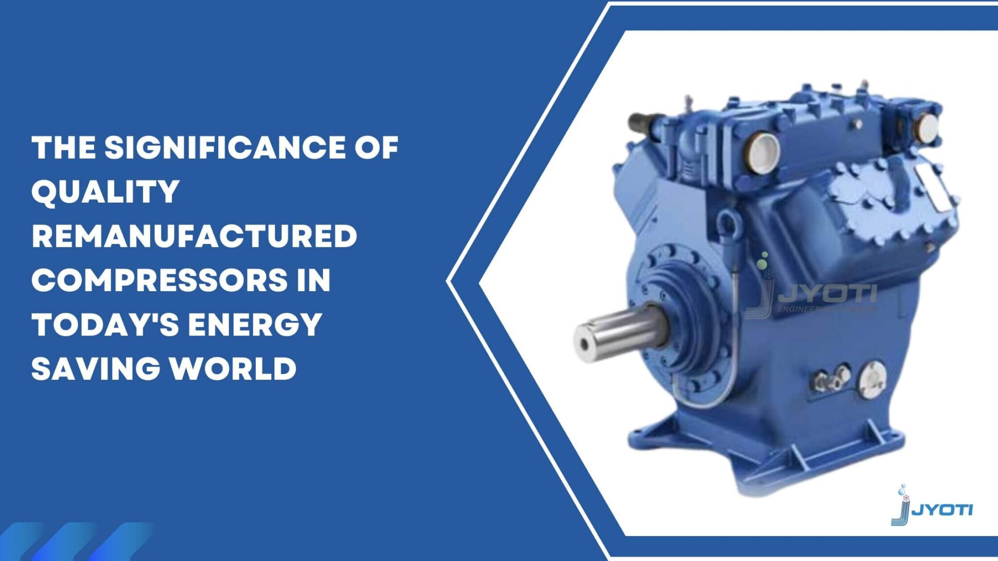 Remanufactured refrigeration compressors